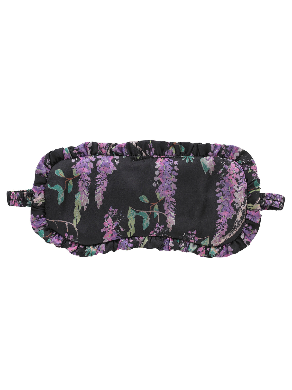 Frill Eye Mask Satin Black Wisteria – THEIR NIBS
