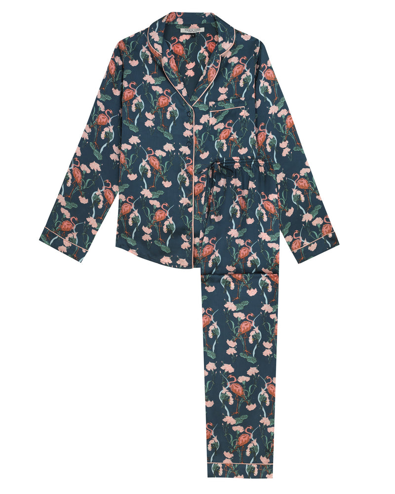 Womens Satin Traditional Pyjamas – THEIR NIBS