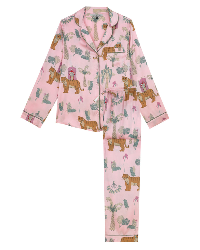 Womens Satin Traditional Pyjamas – THEIR NIBS
